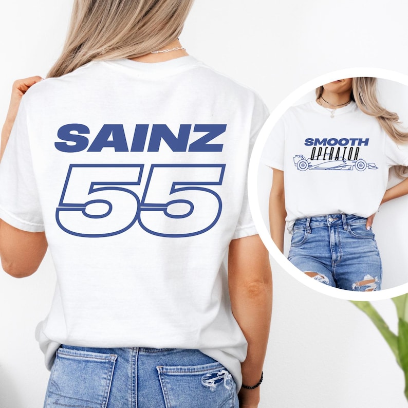 Carlos Sainz Smooth Operator F1 Shirt, F1 Unisex T-shirt, Formula One ...