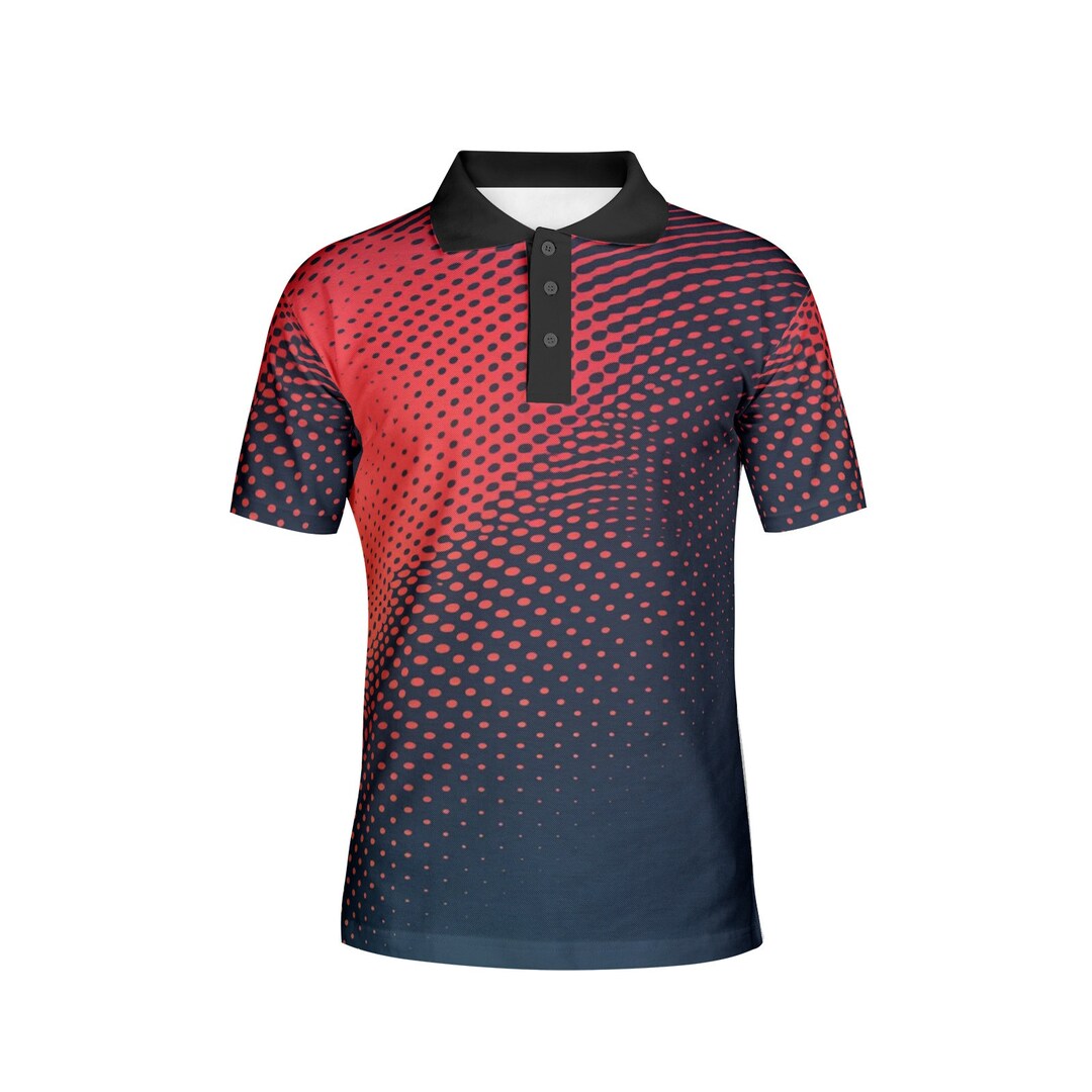 Spiderman Halftone Polo,custom Shirts, Gifts, Athletic Wear, Disc Golf ...