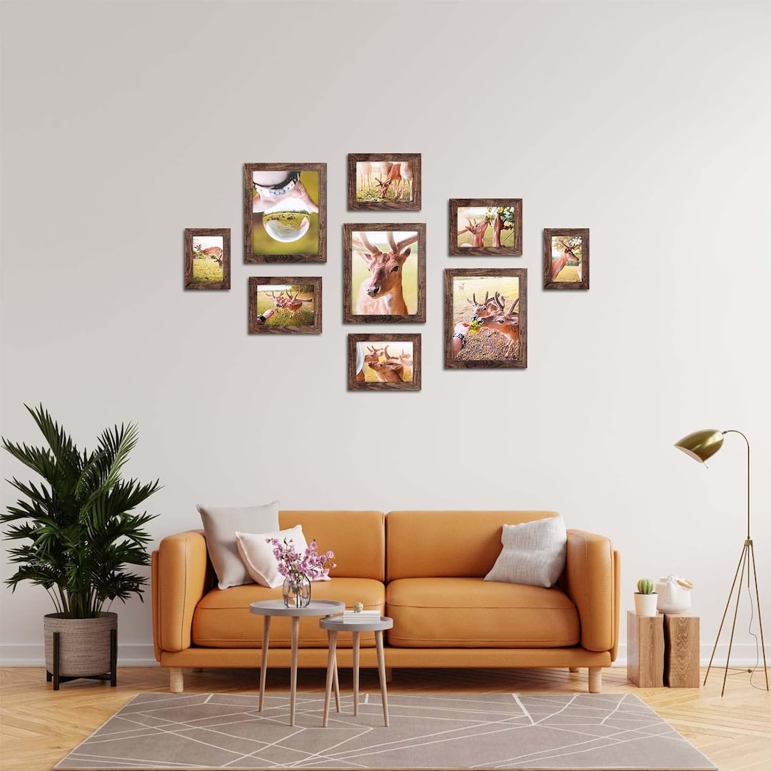 Rustic Wood Collage Picture Frame Photo Collage Frame - Etsy