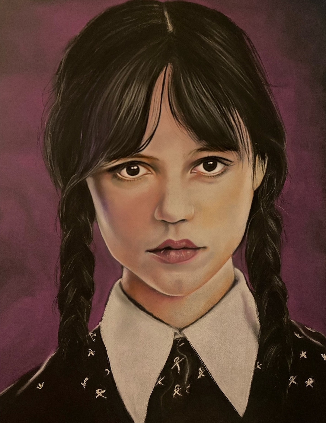 Wednesday Addams Portrait - Etsy