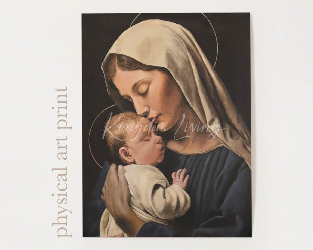 Kissing the Face of God | Giclee Fine Art Print - 5x7 | 8x10 | Jesus ...