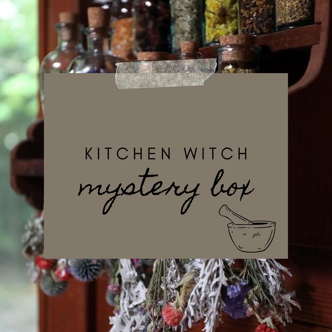Kitchen Witch Mystery Box Kitchen Witch Kit Witchy Gift Magical Mystery ...