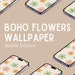 Boho Flower Desktop Wallpapers - Abstract Minimalist Computer/pc ...