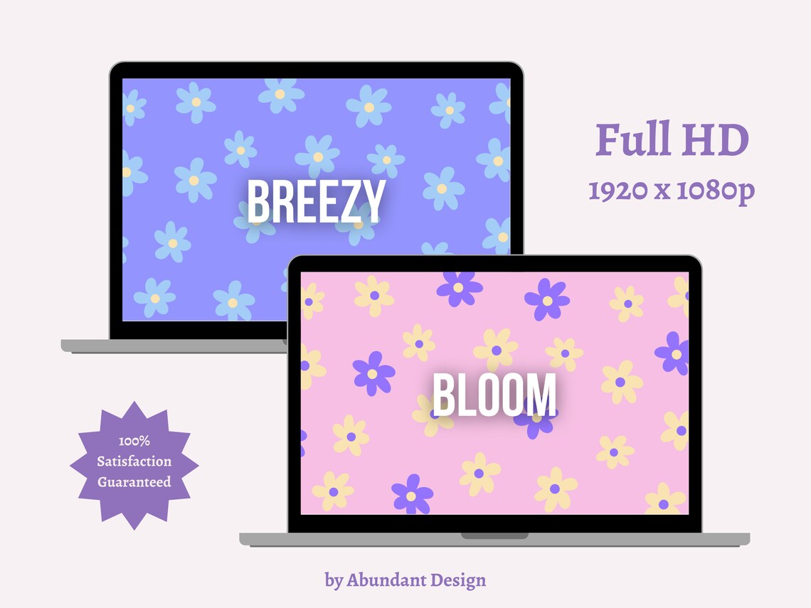 Spring Flower Desktop Wallpapers - Boho Flower Computer/pc/macbook ...