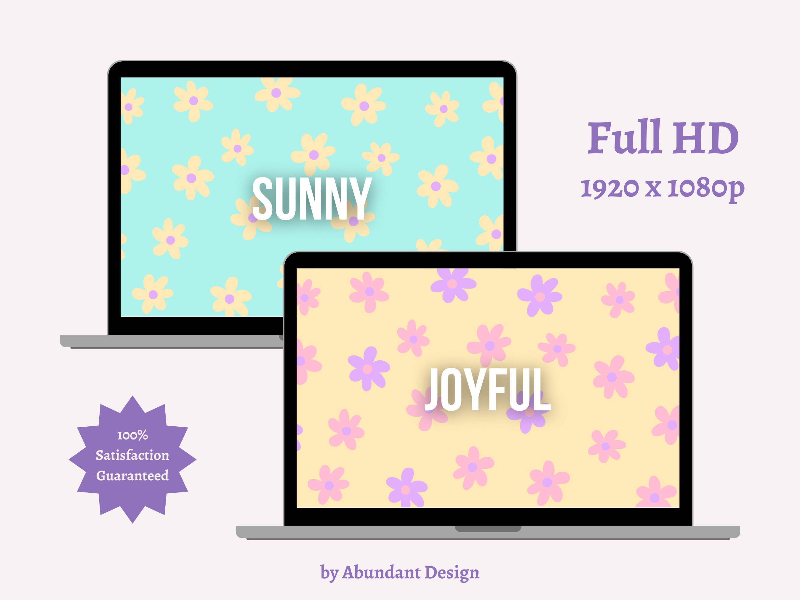 Spring Flower Desktop Wallpapers - Boho Flower Computer/pc/macbook ...