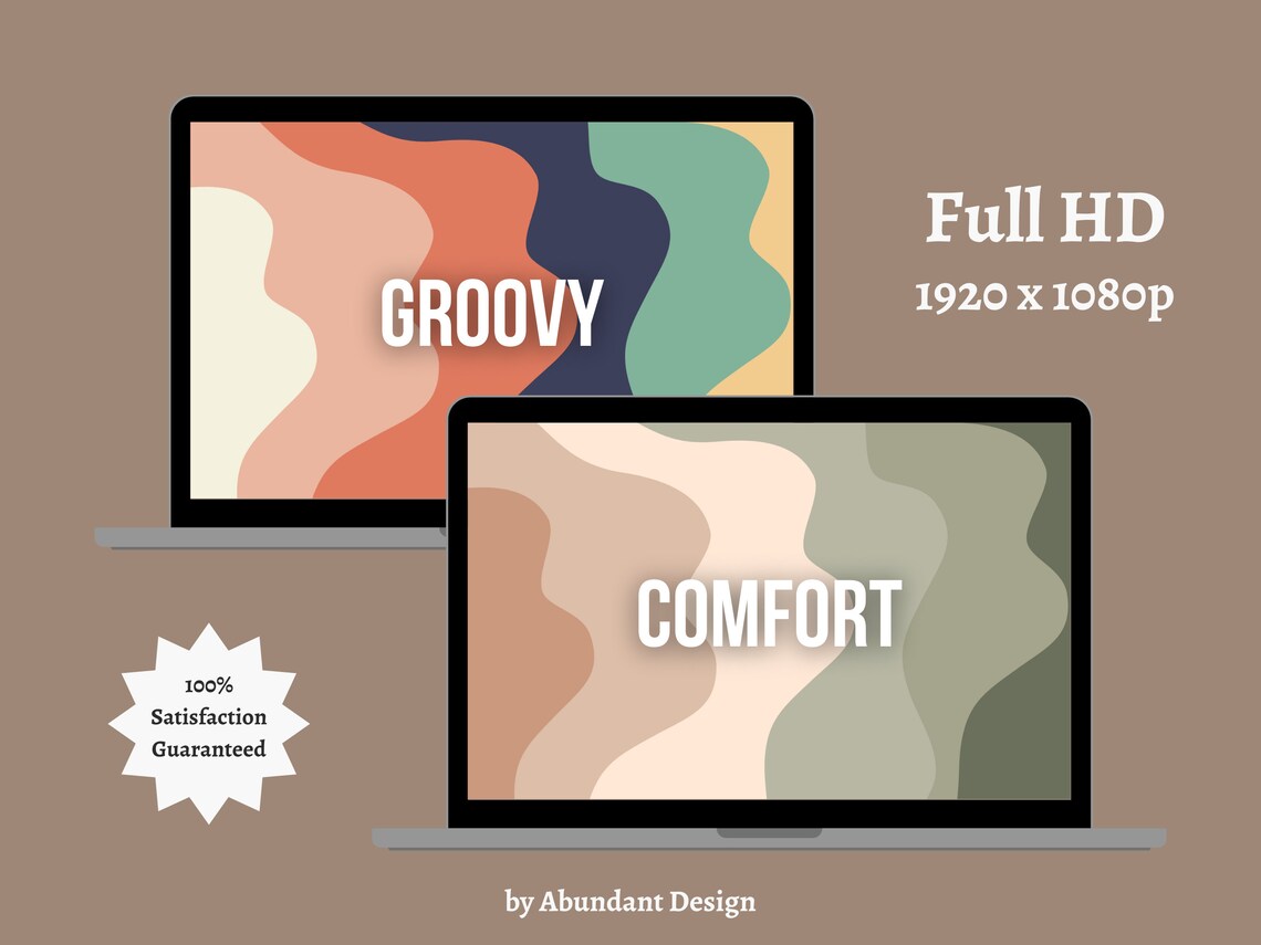 Minimalist Desktop Wallpaper | Vibrant Radiant Wallpaper Set | Modern ...