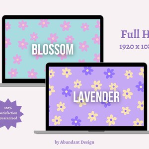 Spring Flower Desktop Wallpapers - Boho Flower Computer/pc/macbook ...