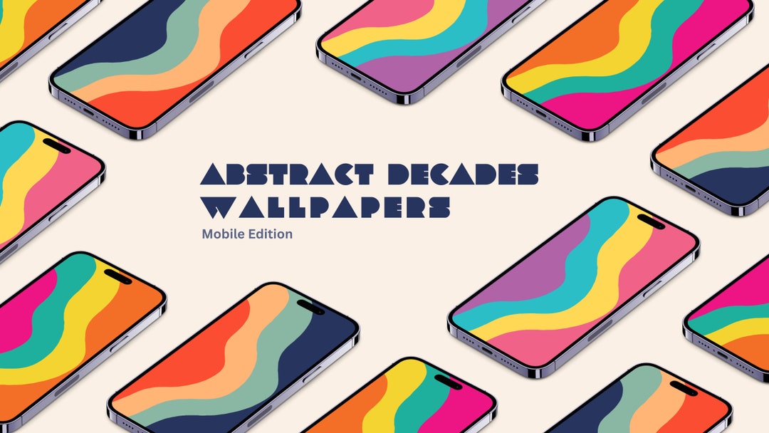 Abstract Decades Wallpapers - Retro Minimalist Iphone/ipad/smartphone ...
