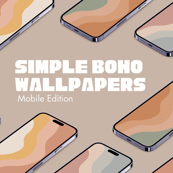 Boho Flower Desktop Wallpapers Abstract Minimalist Computer/pc/macbook ...