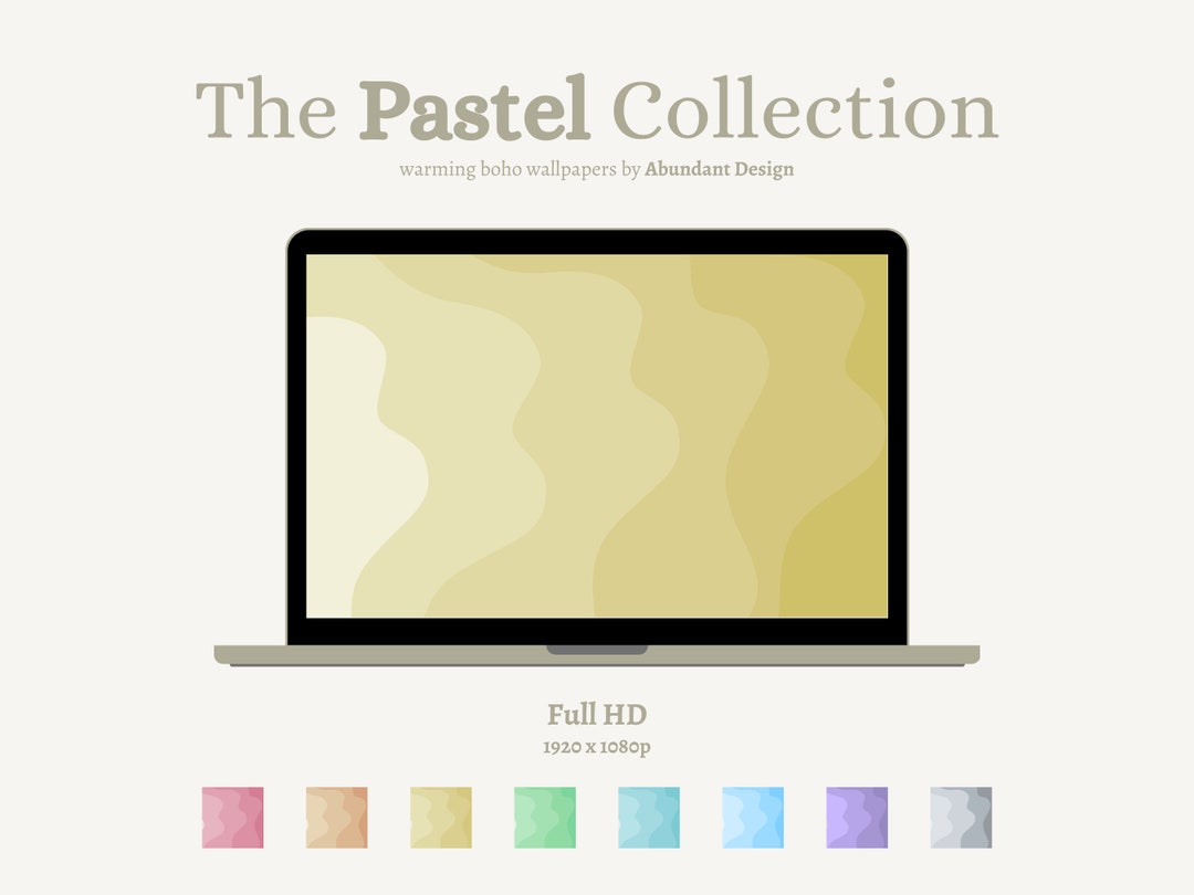 Pastel Desktop Wallpapers - Pastel Minimalist Computer/pc/macbook ...