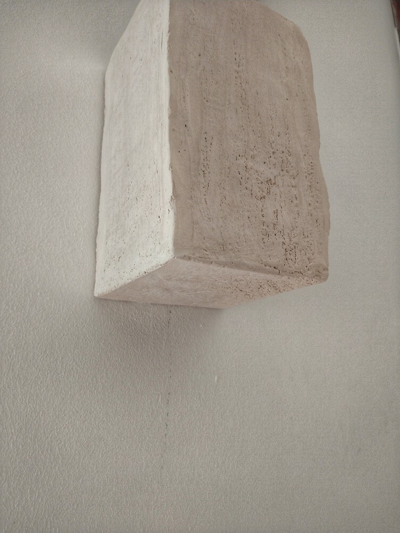 Textured Ceramic Wall Light – Modern Minimalist Sconce – Handcrafted ...