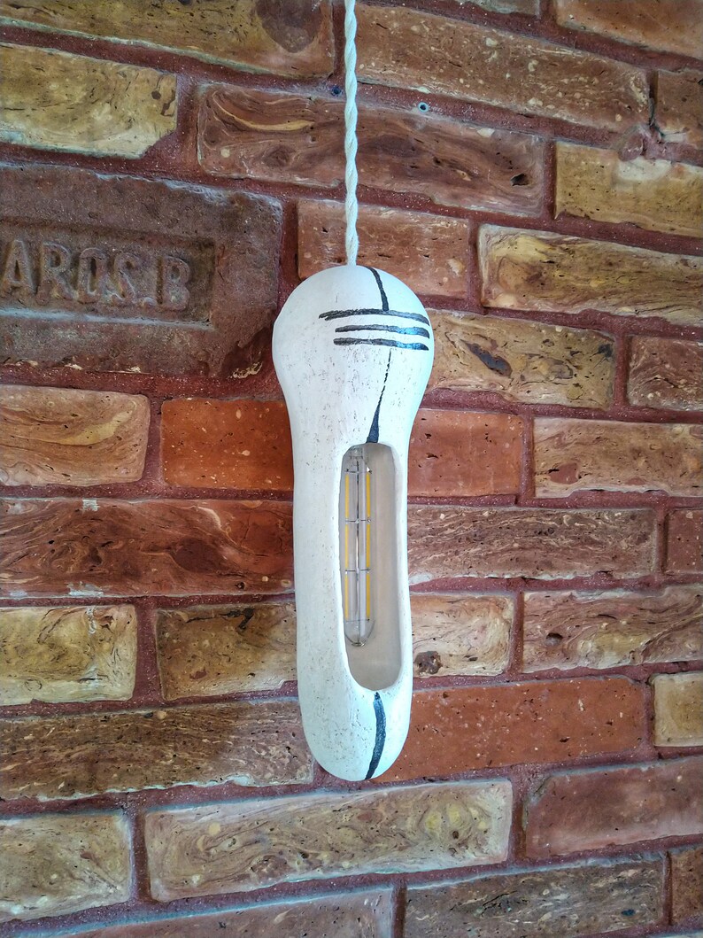 Unique Ceramic Light Fixture - Etsy
