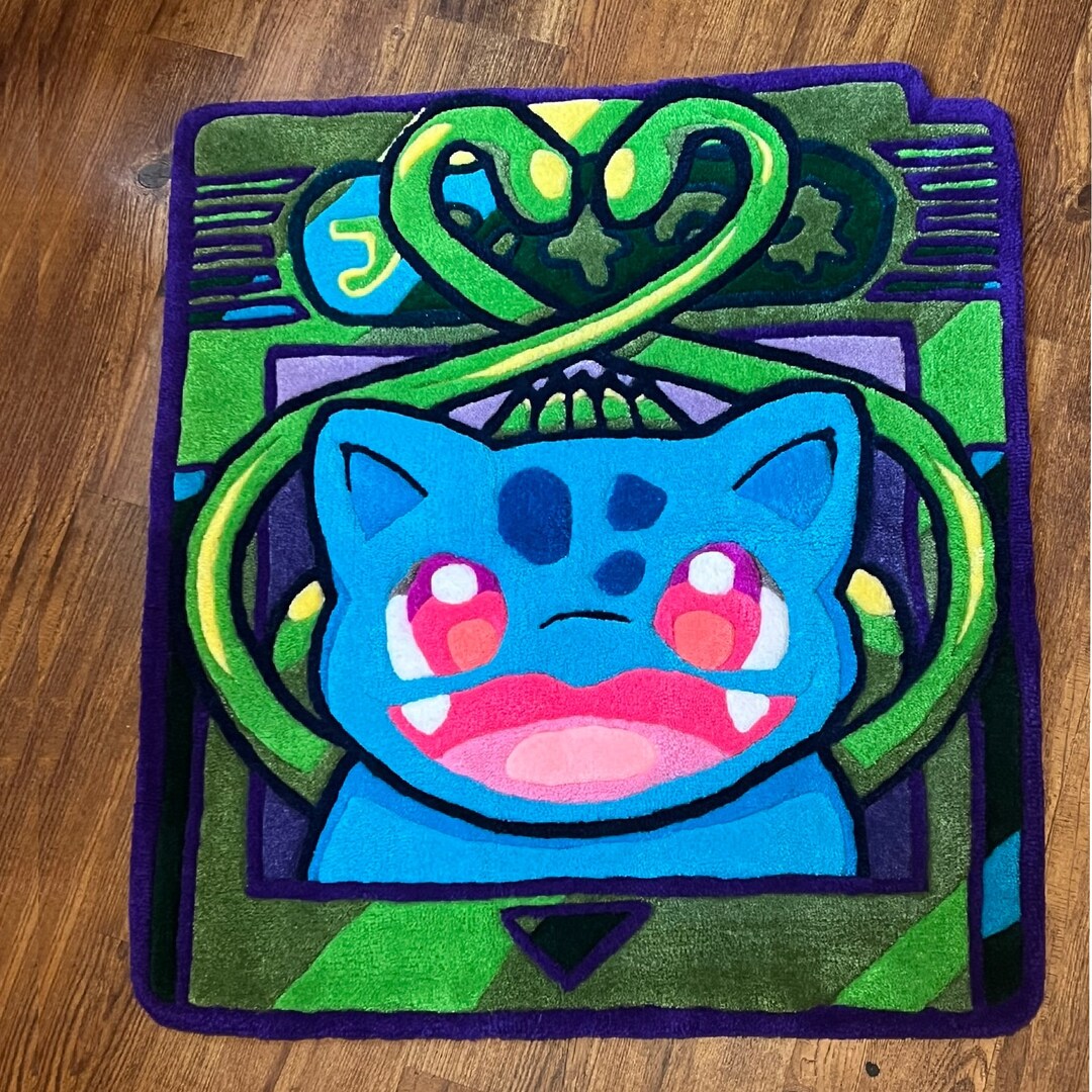 Pokémon Bulbasaur Rug - Etsy