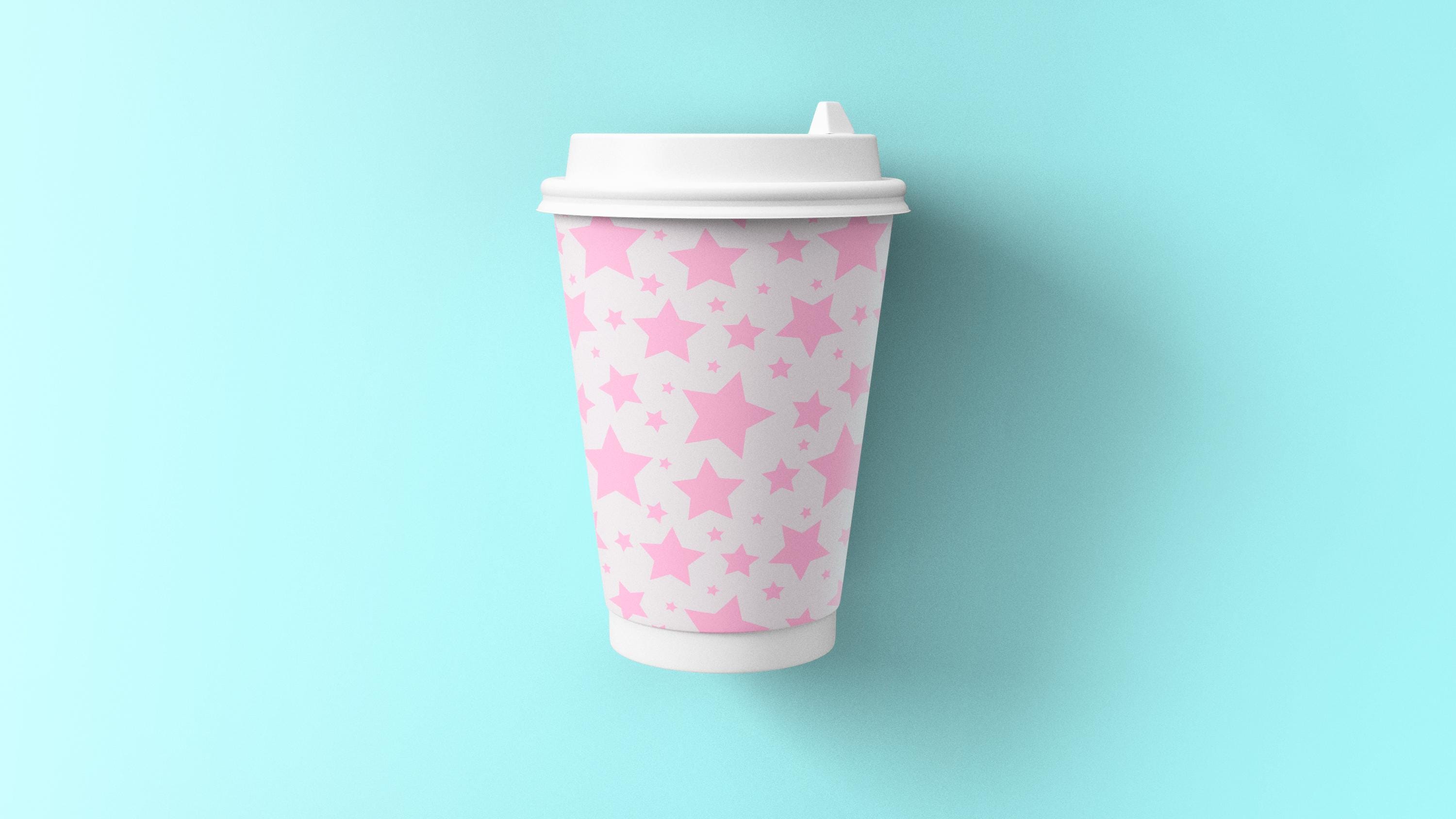 Pink Stars Digital Pink Fashiondoll Inspired Seamless Pattern, Digital ...