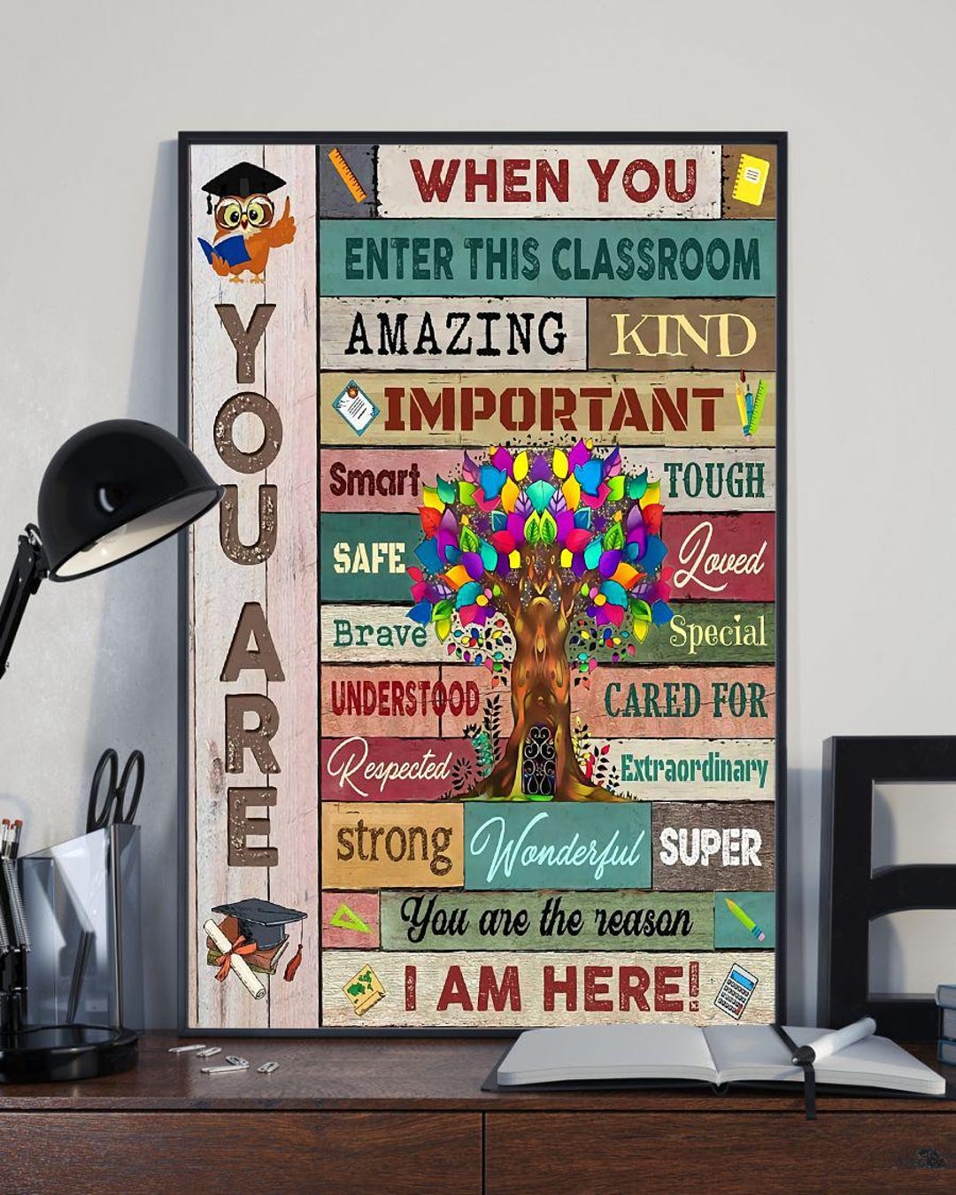 When You Enter This Classroom Poster, Motivational Kids Art, Classroom ...
