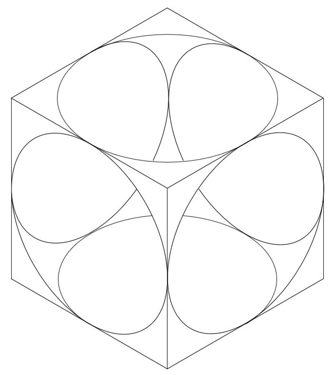 Isodraw Template - Isodice With Lines, Circles and Semi-circles - Etsy