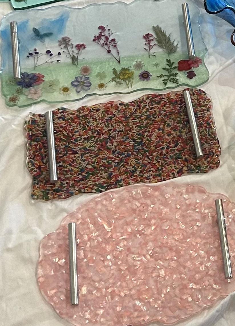 MADE TO ORDER Custom Resin Trays - Etsy