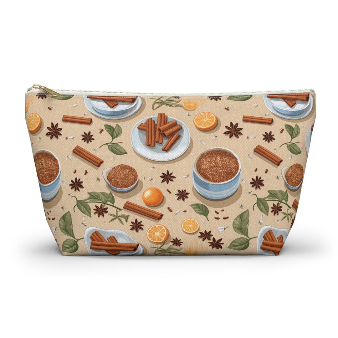 Cinnamon Spice Accessory Pouch W T-bottom - Etsy