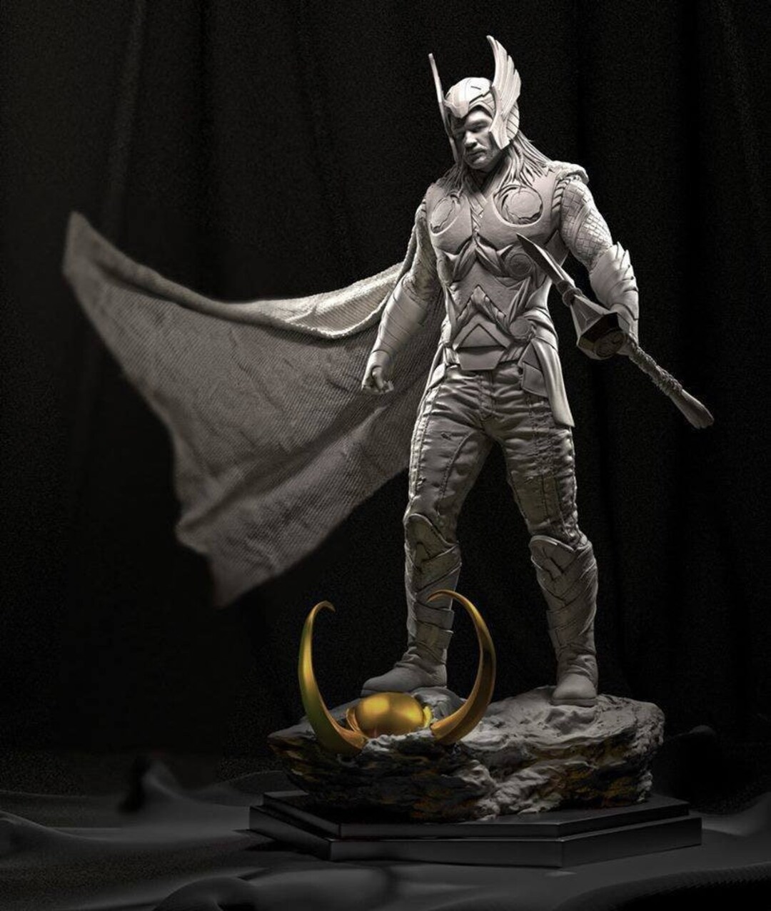 Marvel Thor STL File, 3D Digital Printing STL File for 3D Printers ...