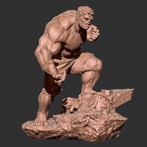 Marvel Hulk STL File, 3D Digital Printing STL File for 3D Printers ...