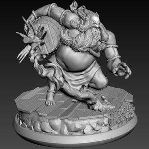 Gragas STL File, 3D Digital Printing STL File for 3D Printers, League ...