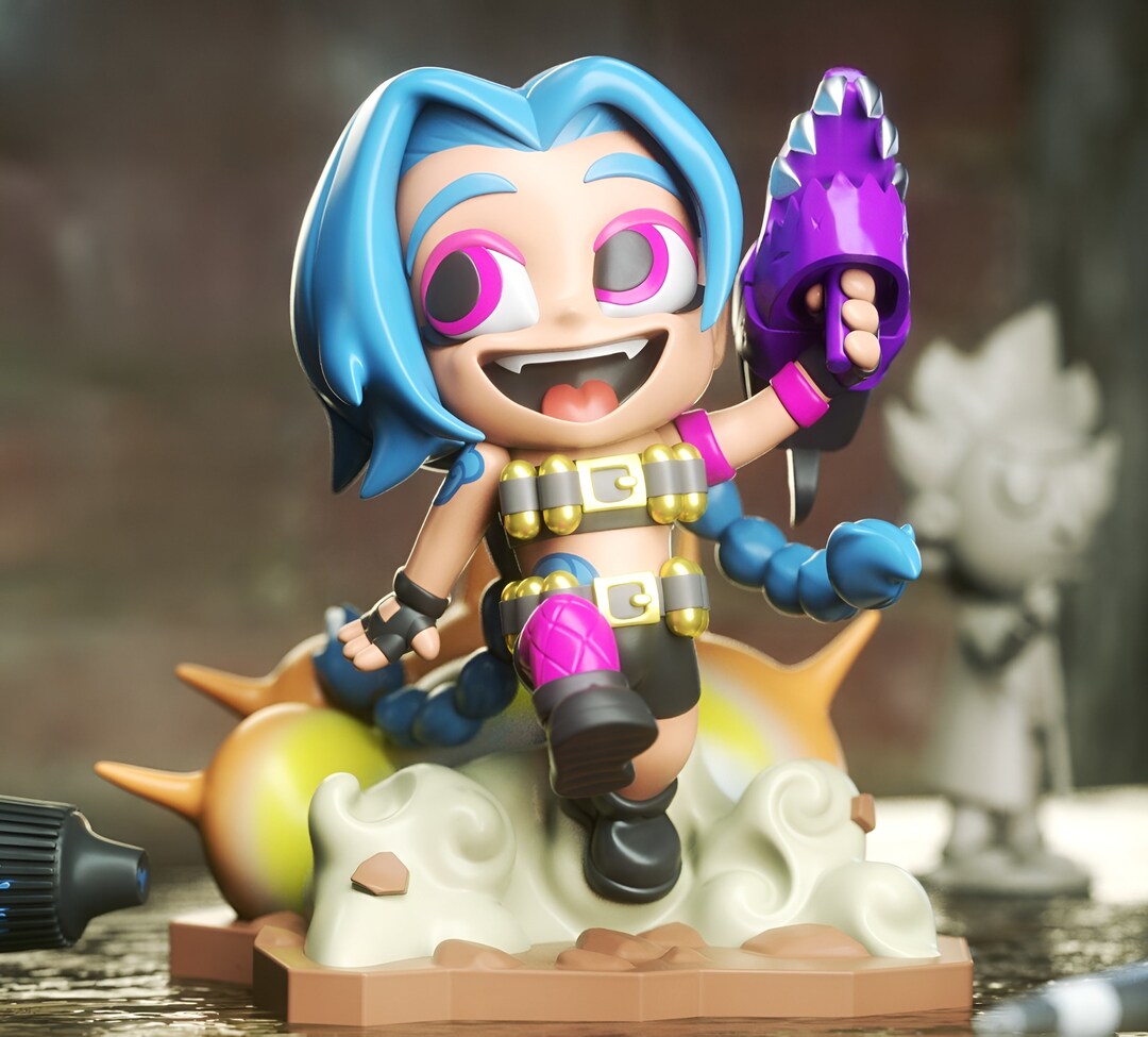 Jinx Chibi - Etsy