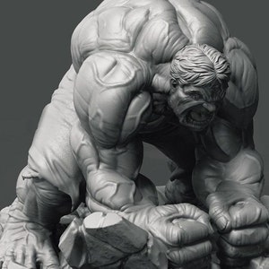 Marvel Hulk STL File, 3D Digital Printing STL File for 3D Printers ...