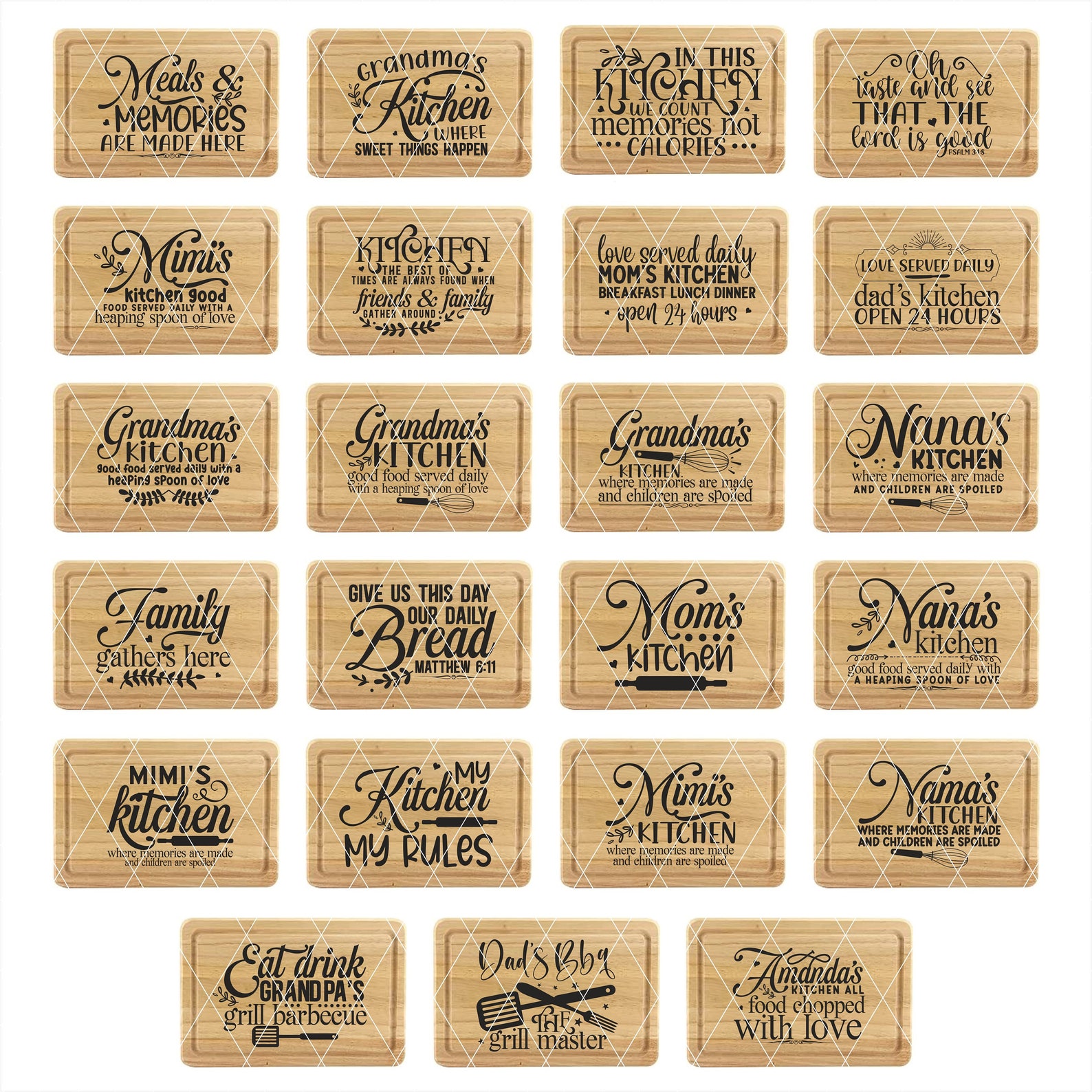 Chopping Board Quotes Svg , Dxf , Eps and Png Files - Etsy