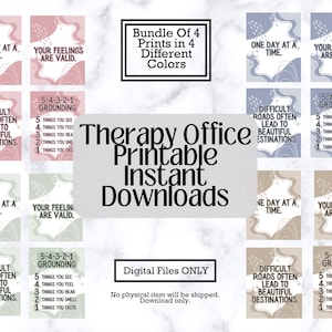 Therapist Office Decor Digital Download Bundle, Therapy Office ...