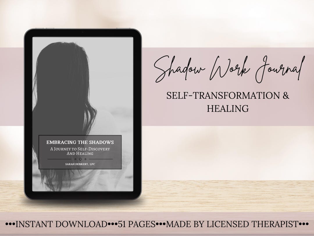 Shadow Work Journal Instant Download, Shadow Healing Workbook, Inner ...