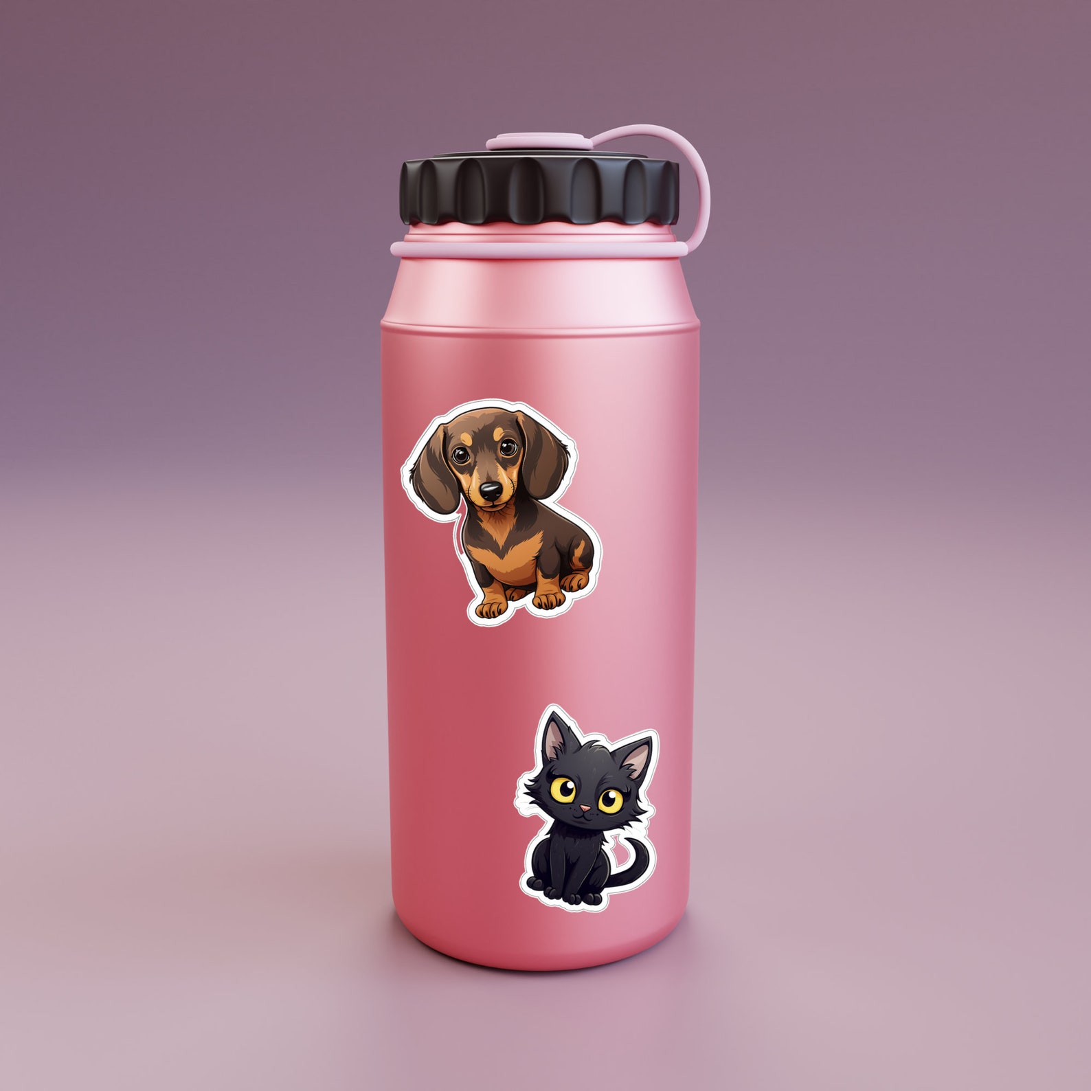 Cute Dachshund Puppy Sticker, Great for Laptops, Notebooks, Water ...