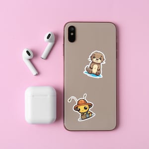 Little Baby Otter Ollie Sticker, Great for Laptops, Notebooks, Water ...