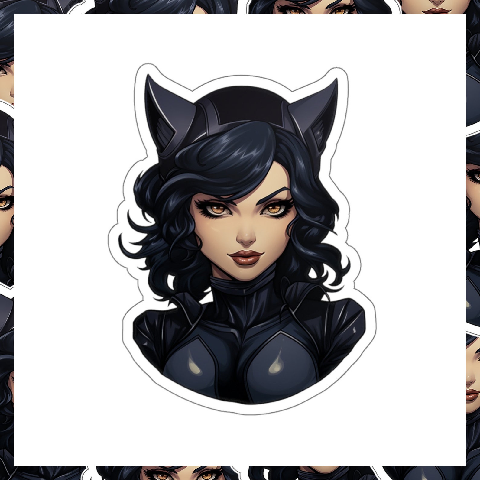 Anime Catwoman Sticker, Girlies Collection, Great for Laptops ...