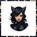 Anime Catwoman Sticker, Girlies Collection, Great for Laptops ...