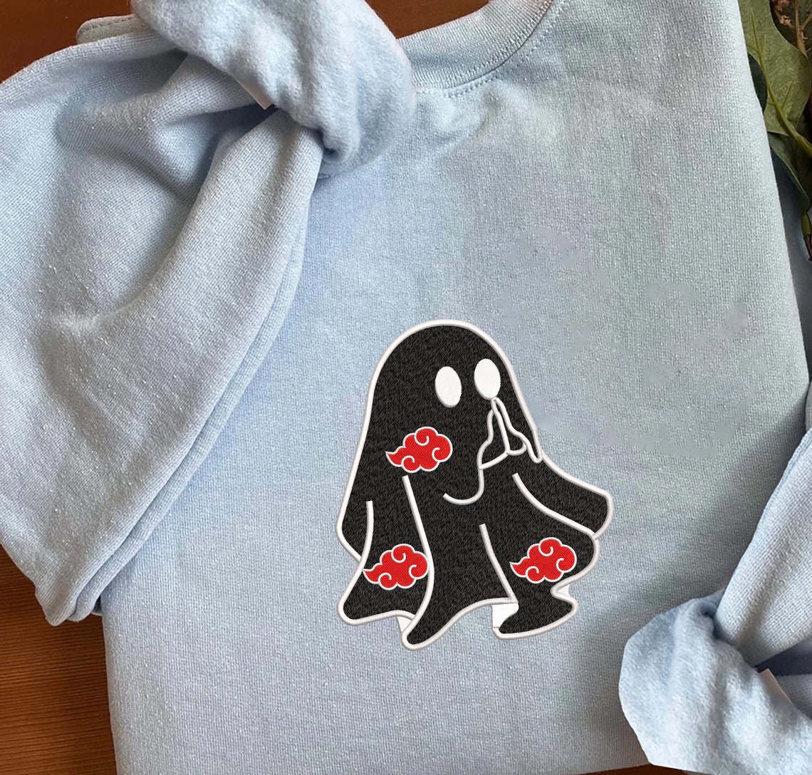Anime Ghost Ninja Embroidery Design Boo Ninja Embroidery - Etsy