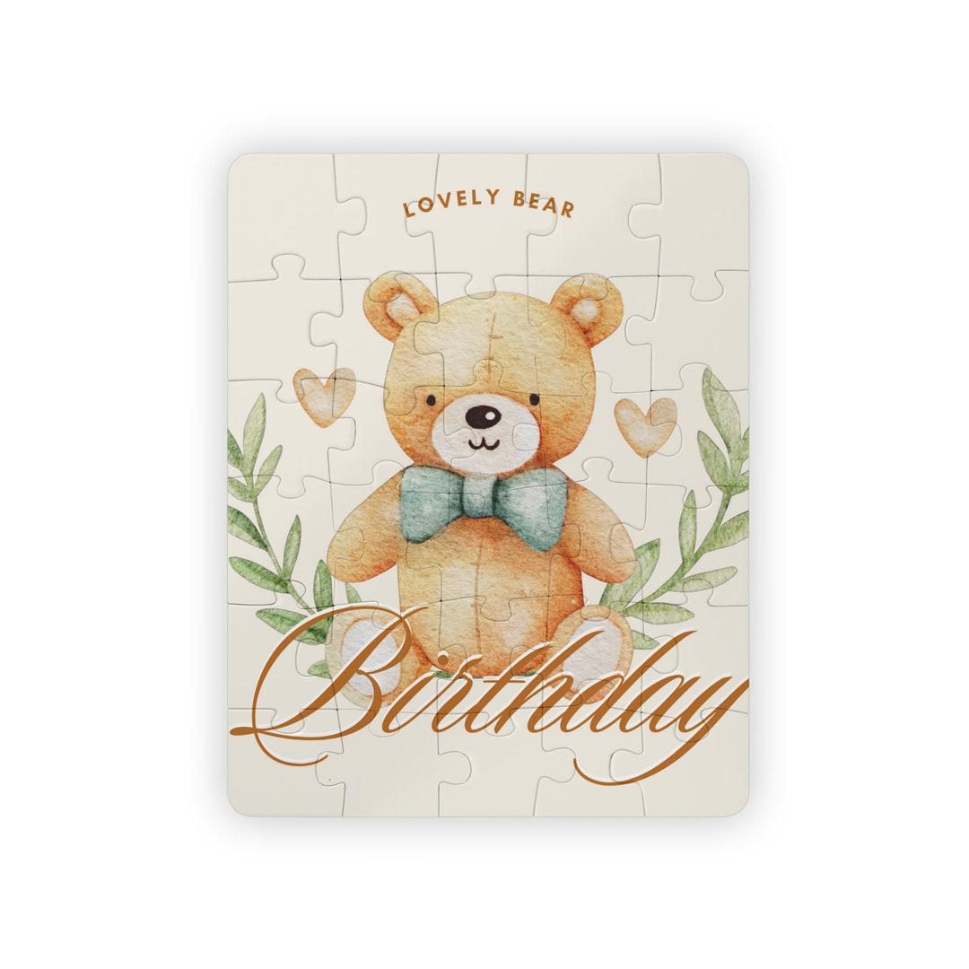 Kids' Puzzle, 30-piece, Name Busy Puzzle, Puzzle With Aby Bear, 1st ...