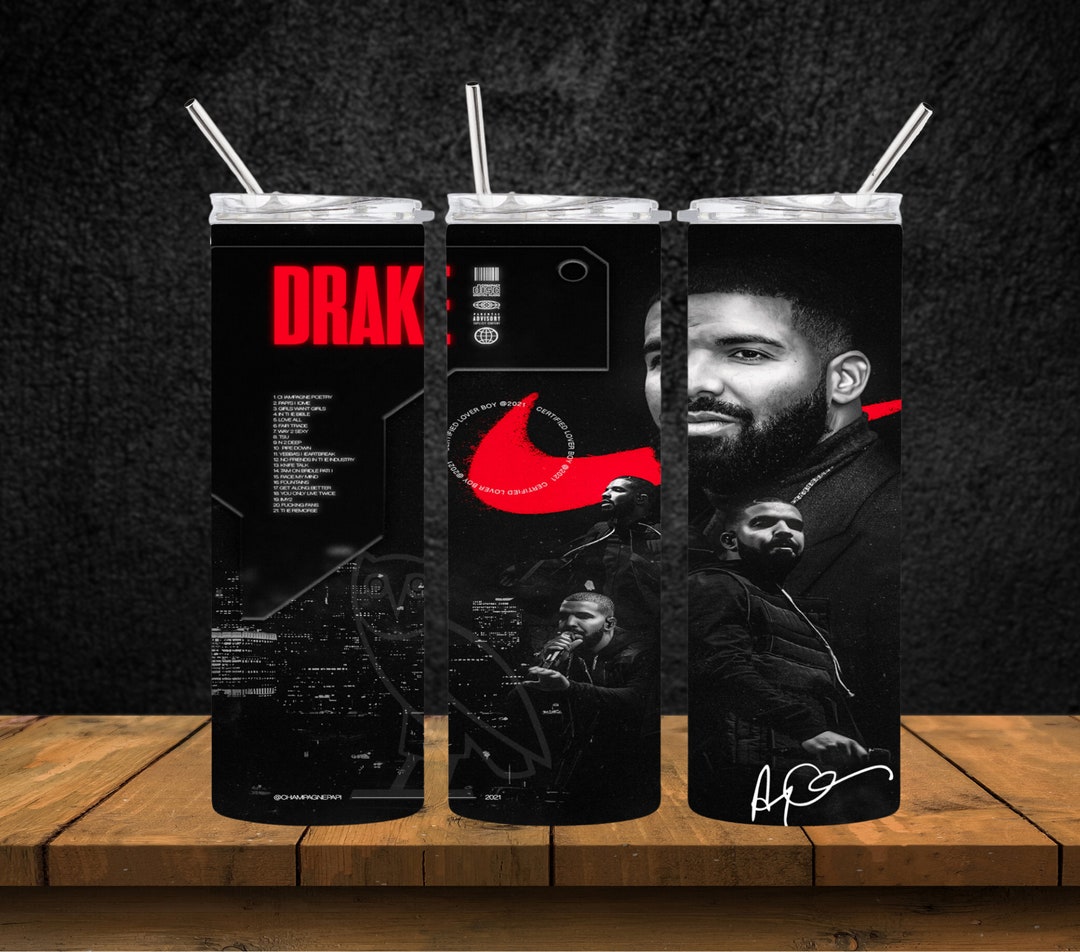 20oz Drake Tribute Tumbler Digital PNG Download Design Sublimation Wrap ...