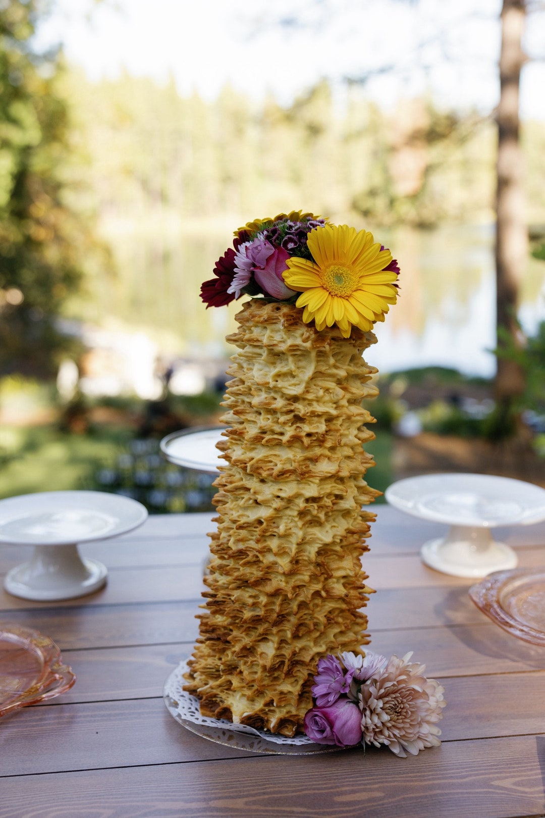 Simply Natural Wedding Tree Cake Sakotis Raguolis 16 Inch - Etsy