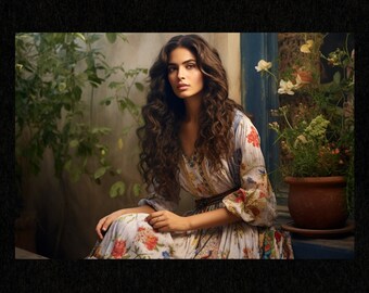 Persian Retro Wall Art Zan-e Rooz: Iran's Finest Women's Magazine ...