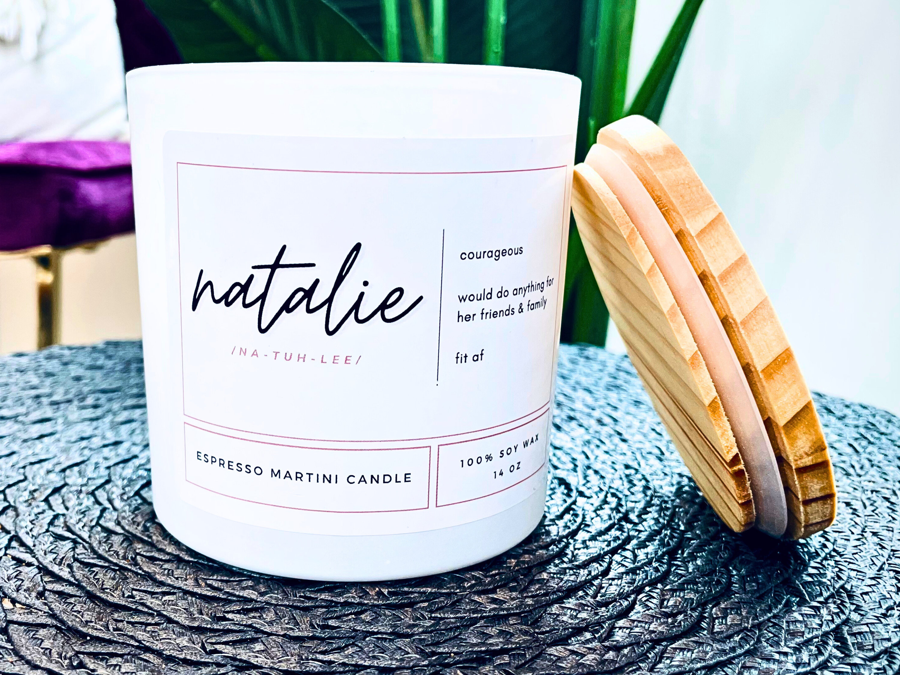 Personalized Friend Candle, Custom Message, Birthday, Name Definition ...