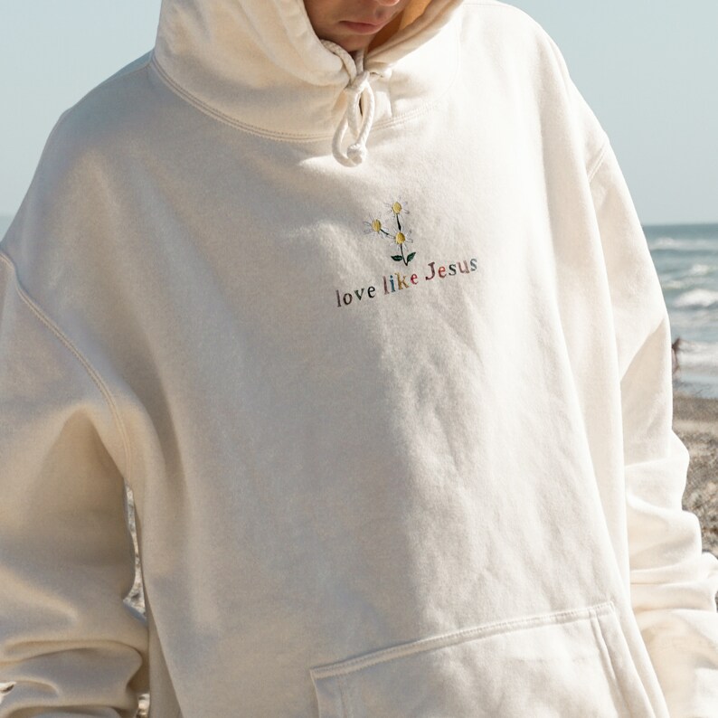 Love Like Jesus Embroidered, Christian Merch, Church Merch, Faith ...