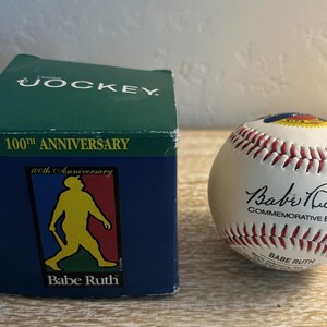 Babe Ruth 100TH Anniversary Commemorative Signature Baseball Original ...