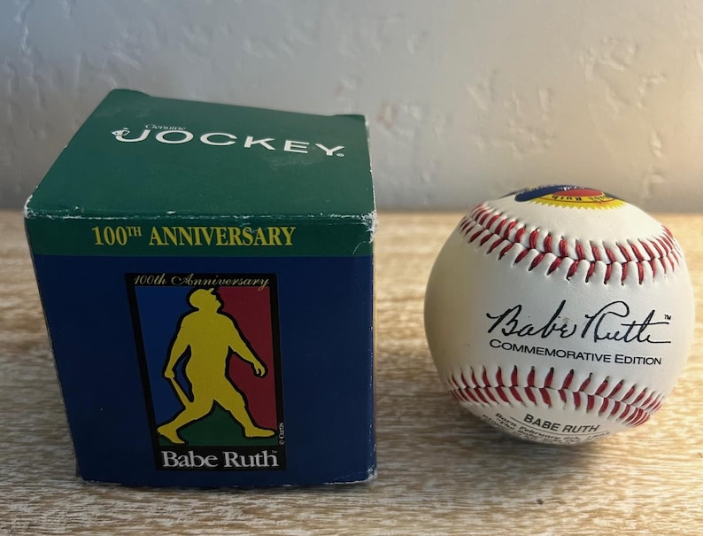 Babe Ruth 100TH Anniversary Commemorative Signature Baseball Original ...