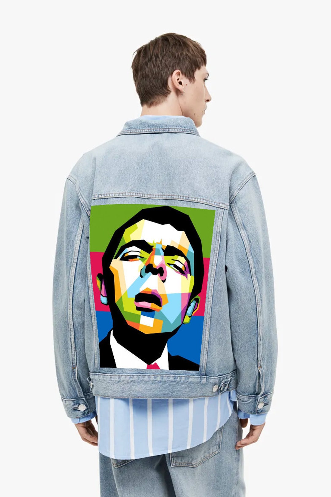 Mr. Bean Blue Denim Jacket Exclusive - Etsy