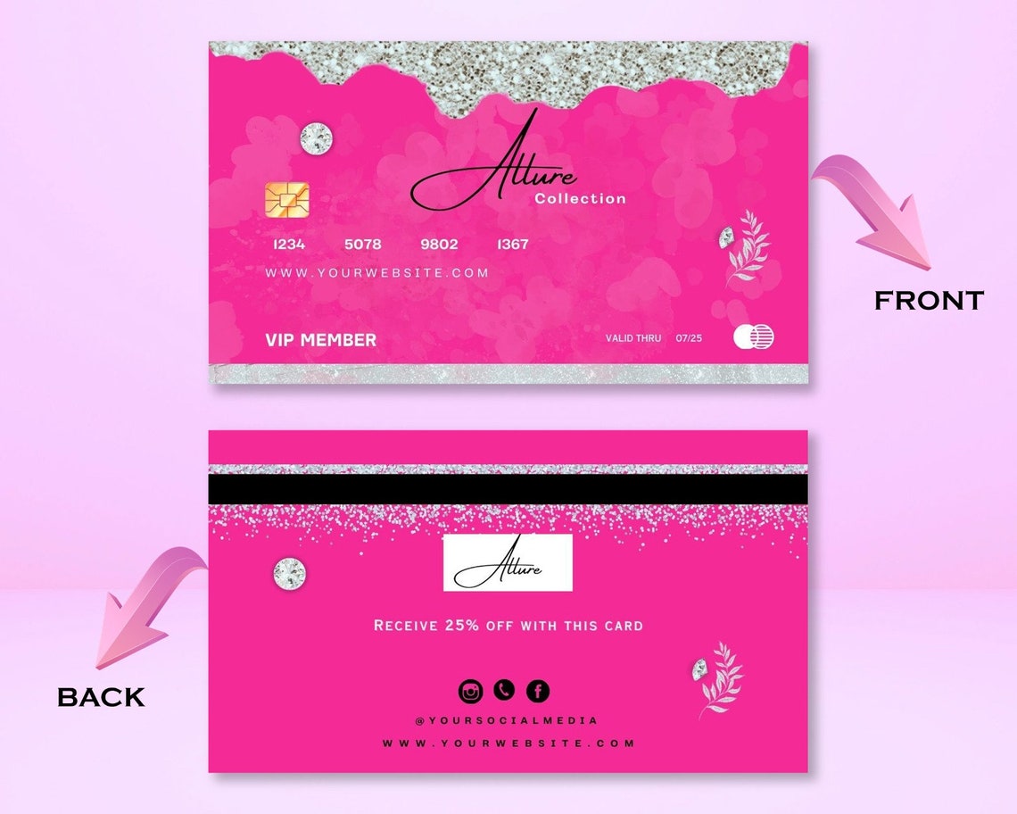 Credit Card Business Cards, DIY Business Card Design, Cash Business ...