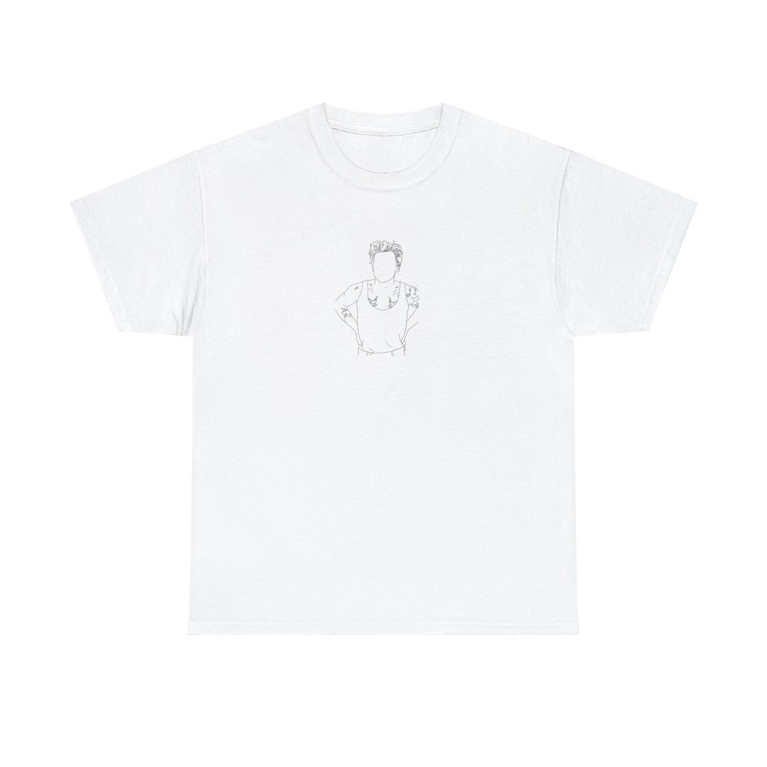 Harry Styles Outline Stencil Drawing - Unisex 100% Cotton Tee - Etsy