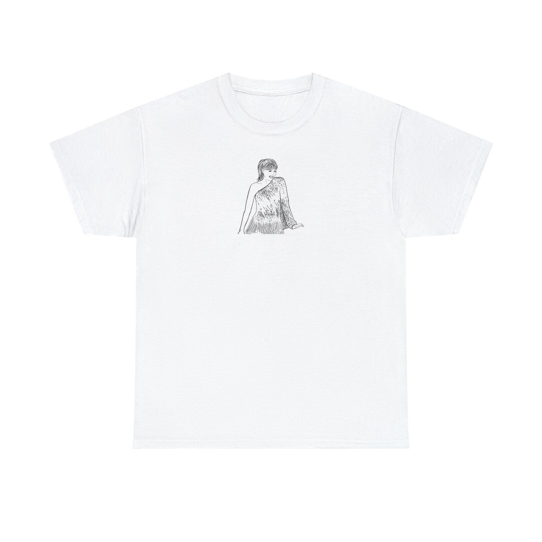 Taylor Swift Outline Drawing Unisex 100% Cotton Tee - Etsy