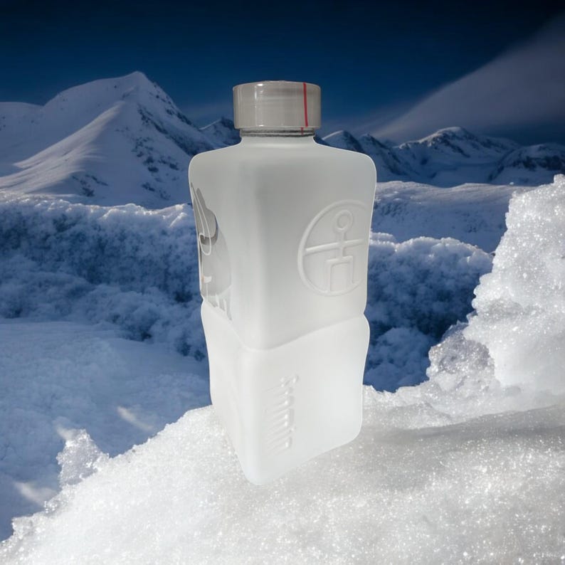 Fromin Ice Age Mineral Water Bottle 750 Ml Special Frost Edition Unique ...