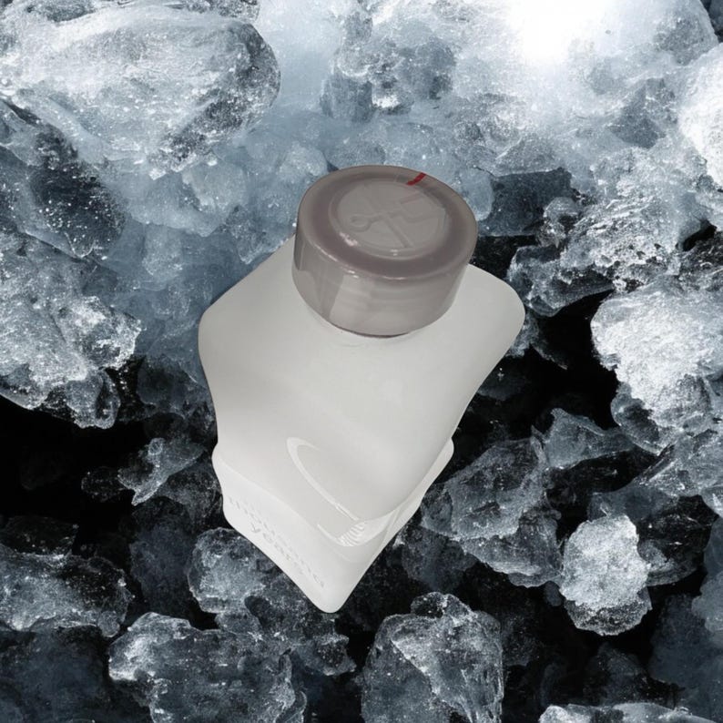 Fromin Ice Age Mineral Water Bottle 750 Ml Special Frost Edition Unique ...