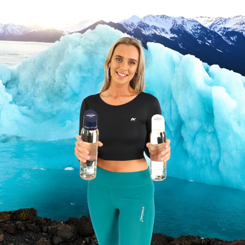 Lofoten Arctic Water Duo Still and Sparkling Luxury Glass Bottle Set 2 ...